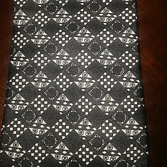 Fashion City | Accessories | Mens Diamond Checkerboard Print Tie | Poshmark